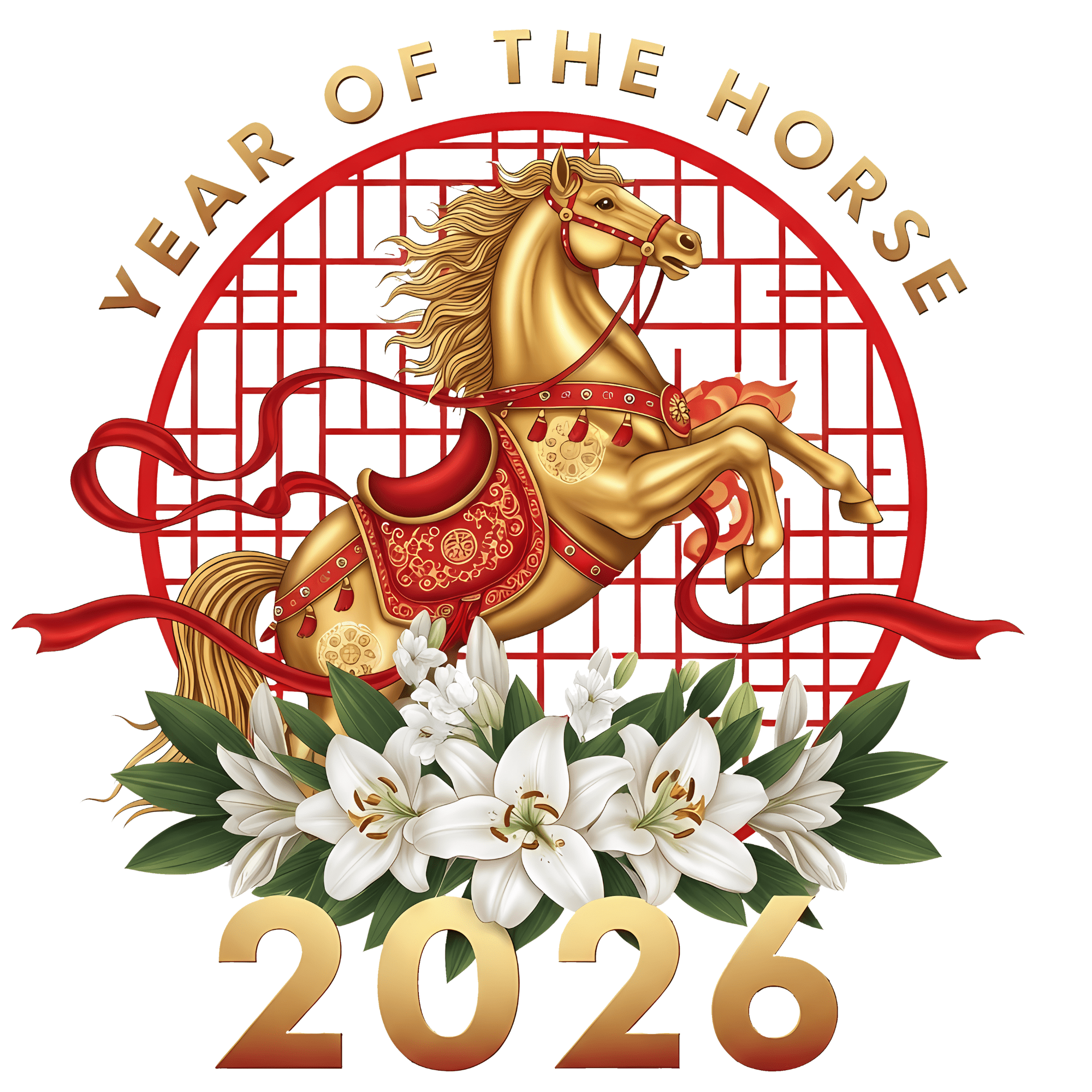 Lunar Year of the Fire Horse 2026 Transfer – InkDura